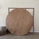 Loon Peak® Logan Round 72" Dining Table In Natural Finish & Reviews | Wayfair